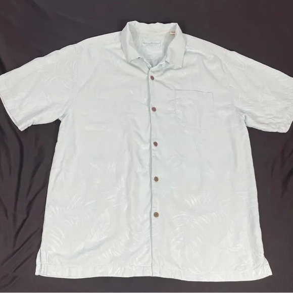 Tommy Bahama | Shirts | Tommy Bahama Mens Light Green Short Sleeve ...